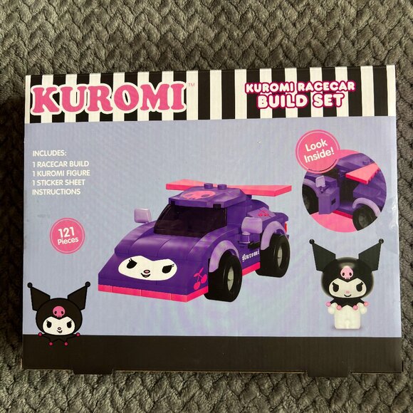 Sanrio | Toys | Kuromi 21 Piece Racecar Build Set With Kuromi Figure ...